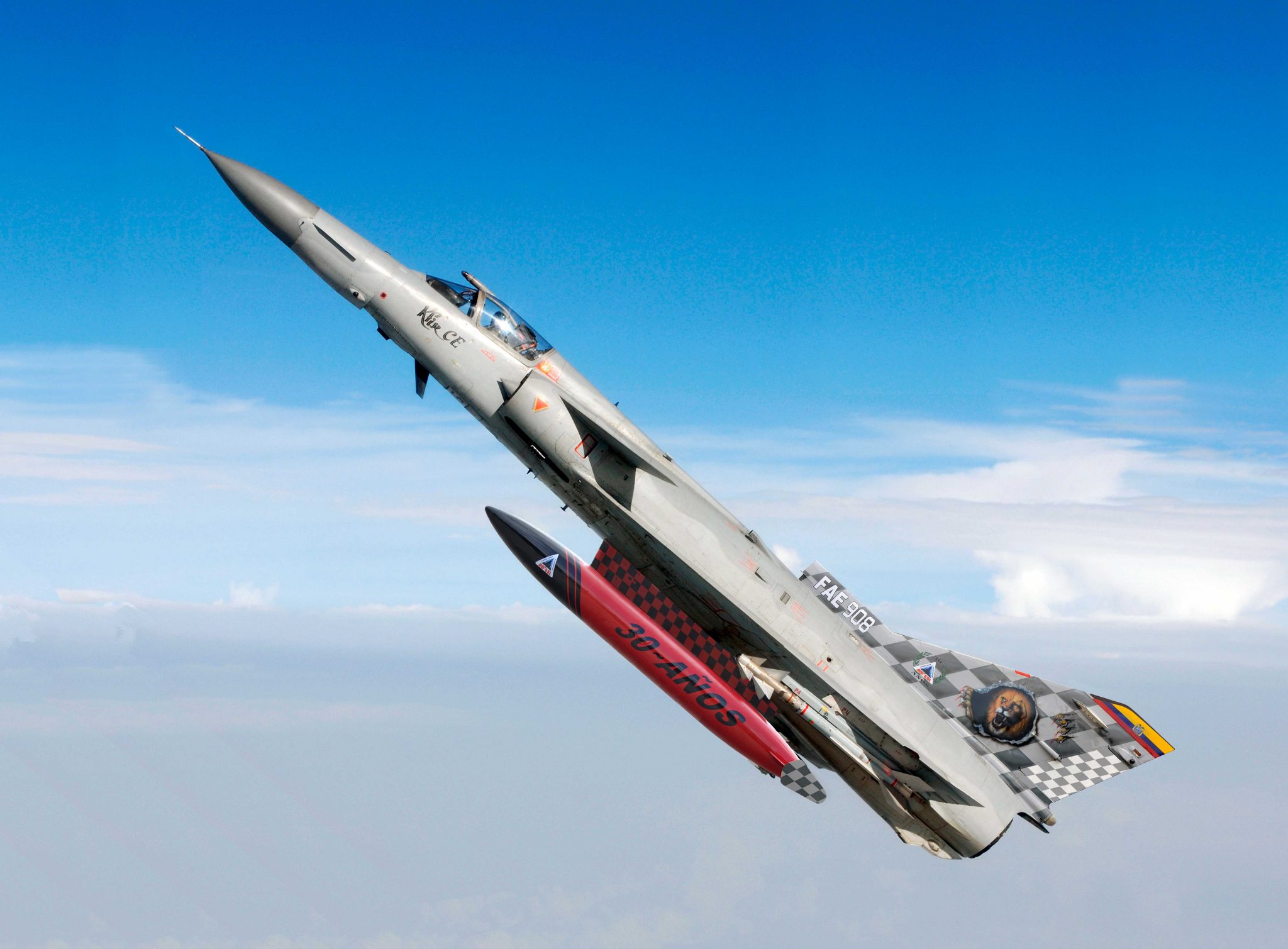 El Kfir un avión de origen israelí pero con corazón ecuatoriano ...