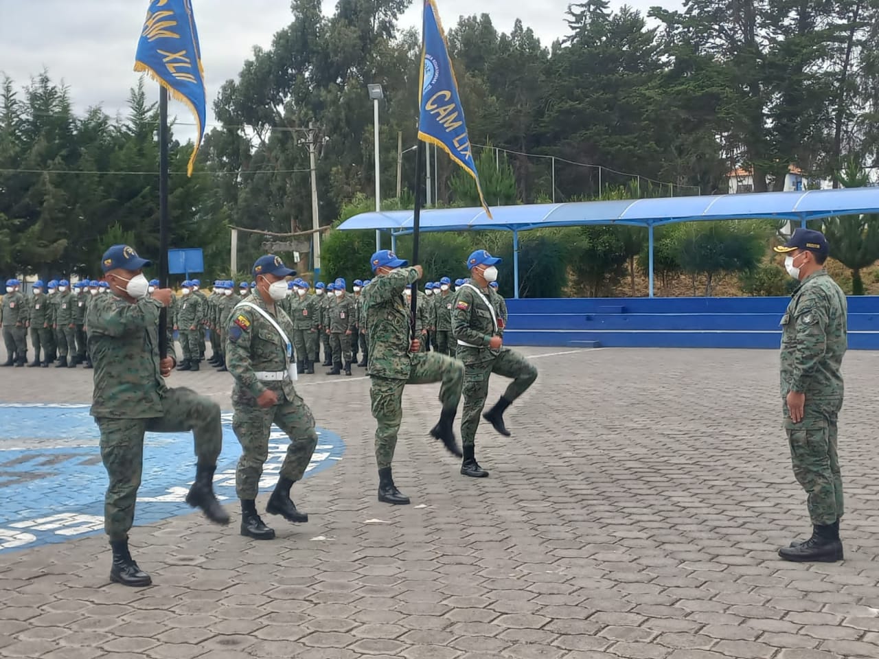 Cambio de porta banderines en la EPAE – Fuerza Aérea Ecuatoriana